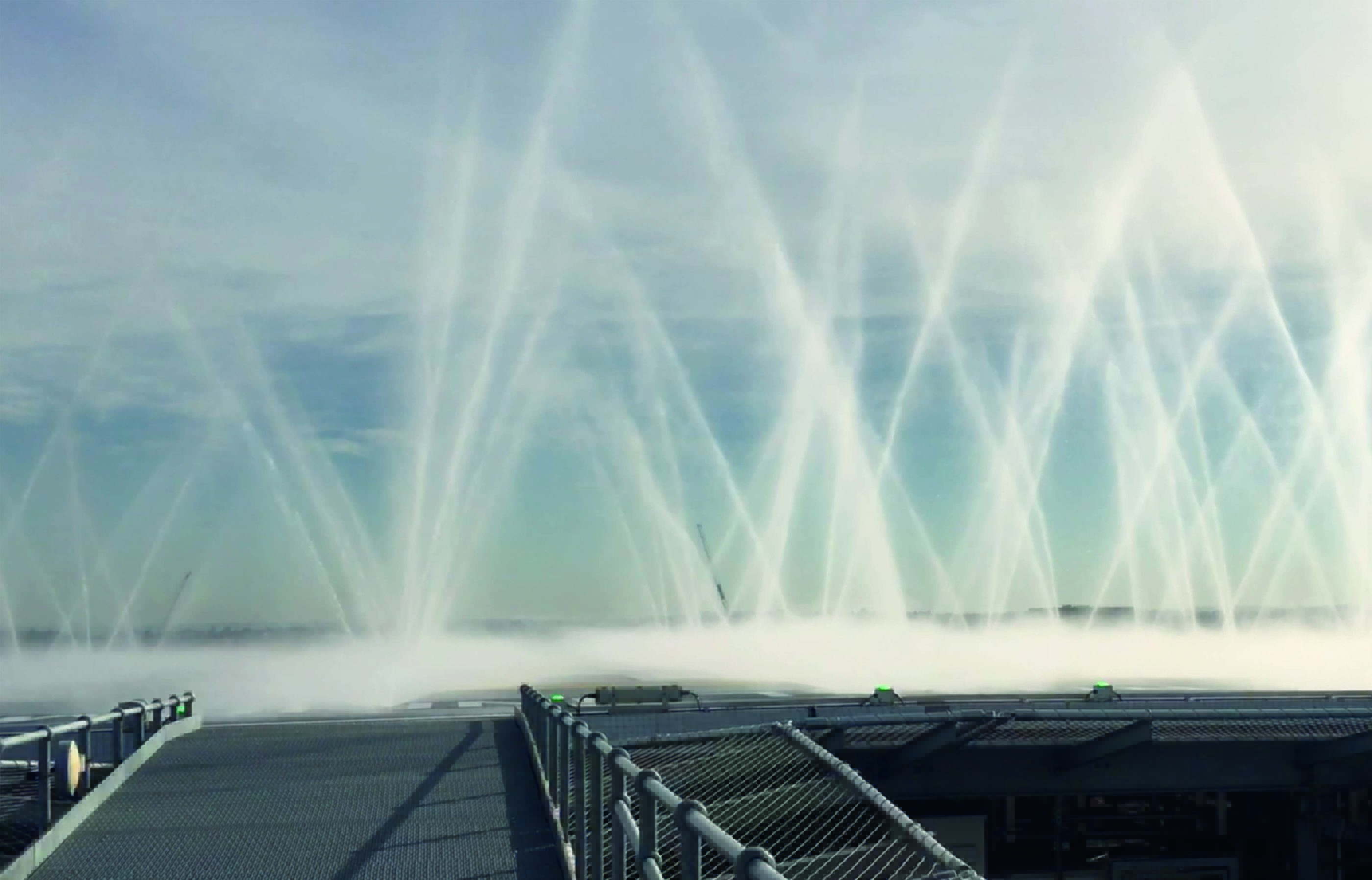 Helipad Fire Suppression System