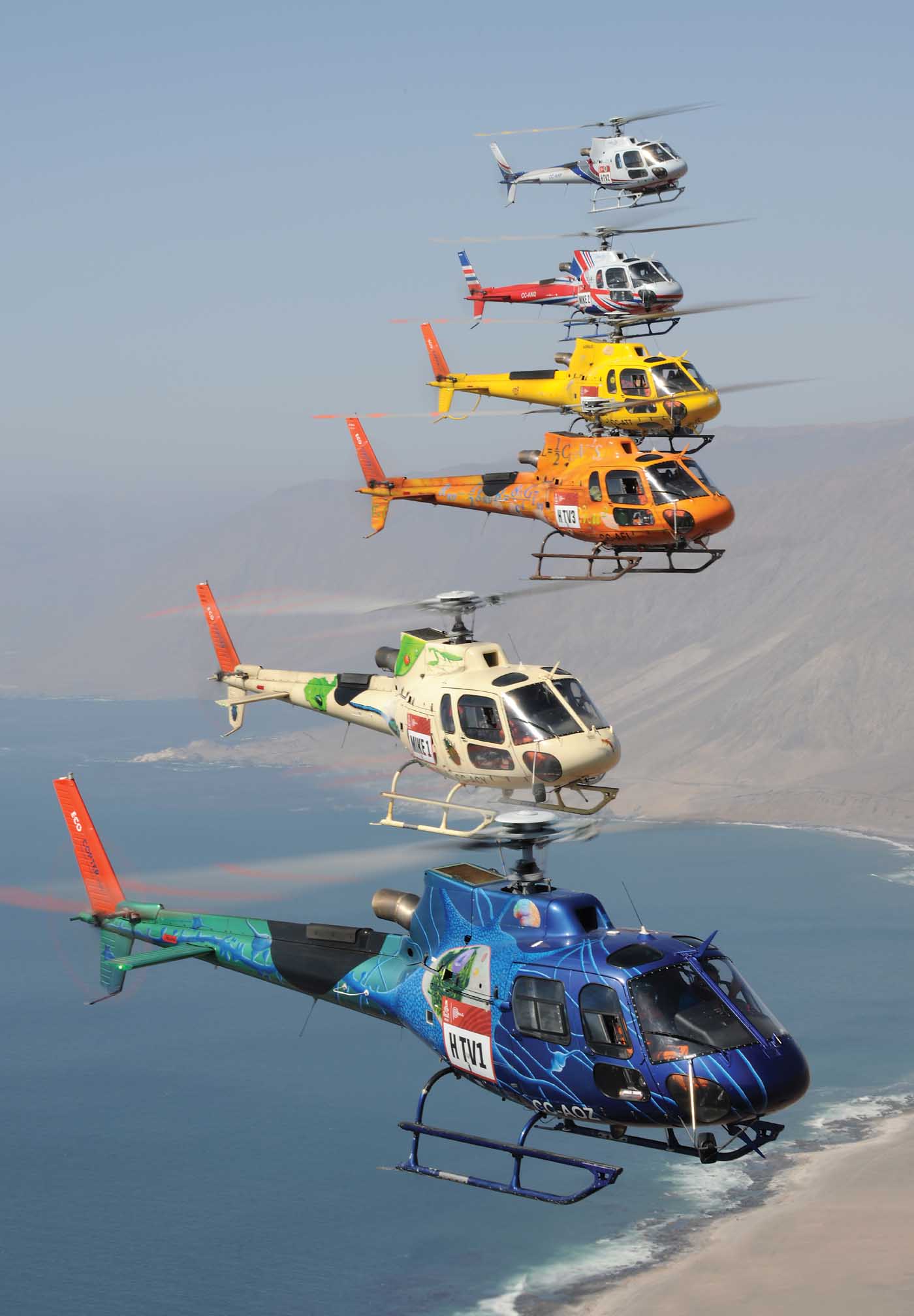 Ecocopter: Coloring the sky